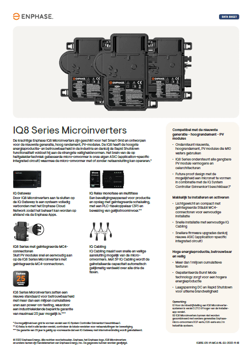 IQ8M micro omvormer - QueSOLAR B.V. - Zakelijke Zonnepanelen